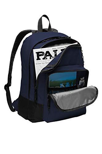 Personalized Customized Basic Classic Navy College Backpacks - Add Your Embroidered Name