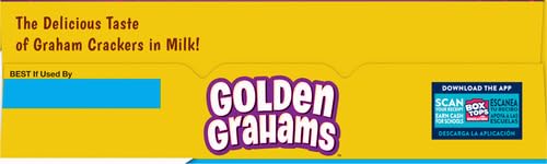 Golden Grahams Breakfast Cereal, Graham Cracker Taste, Whole Grain, Giant Size, 27.6 oz