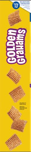 Golden Grahams Breakfast Cereal, Graham Cracker Taste, Whole Grain, Giant Size, 27.6 oz