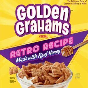 Golden Grahams Breakfast Cereal, Graham Cracker Taste, Whole Grain, Giant Size, 27.6 oz