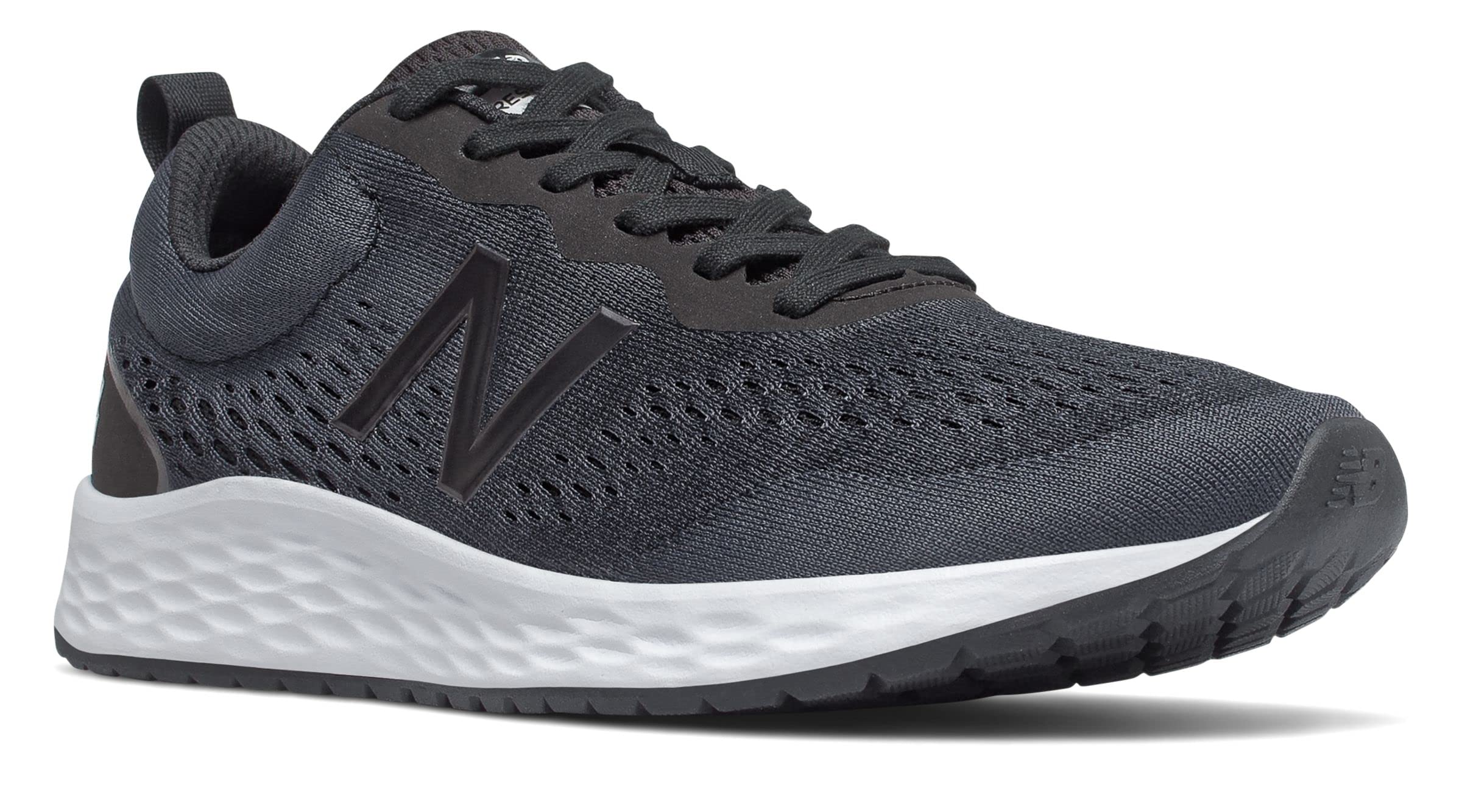 New Balance Women's Fresh Foam Arishi V3 Black/White Running Shoe 7 M US