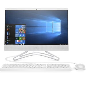 HP 21.5-Inch All-in-One Computer, AMD A4-9125, 4GB RAM, 1TB Hard Drive, Windows 10 (22-c0010, White)