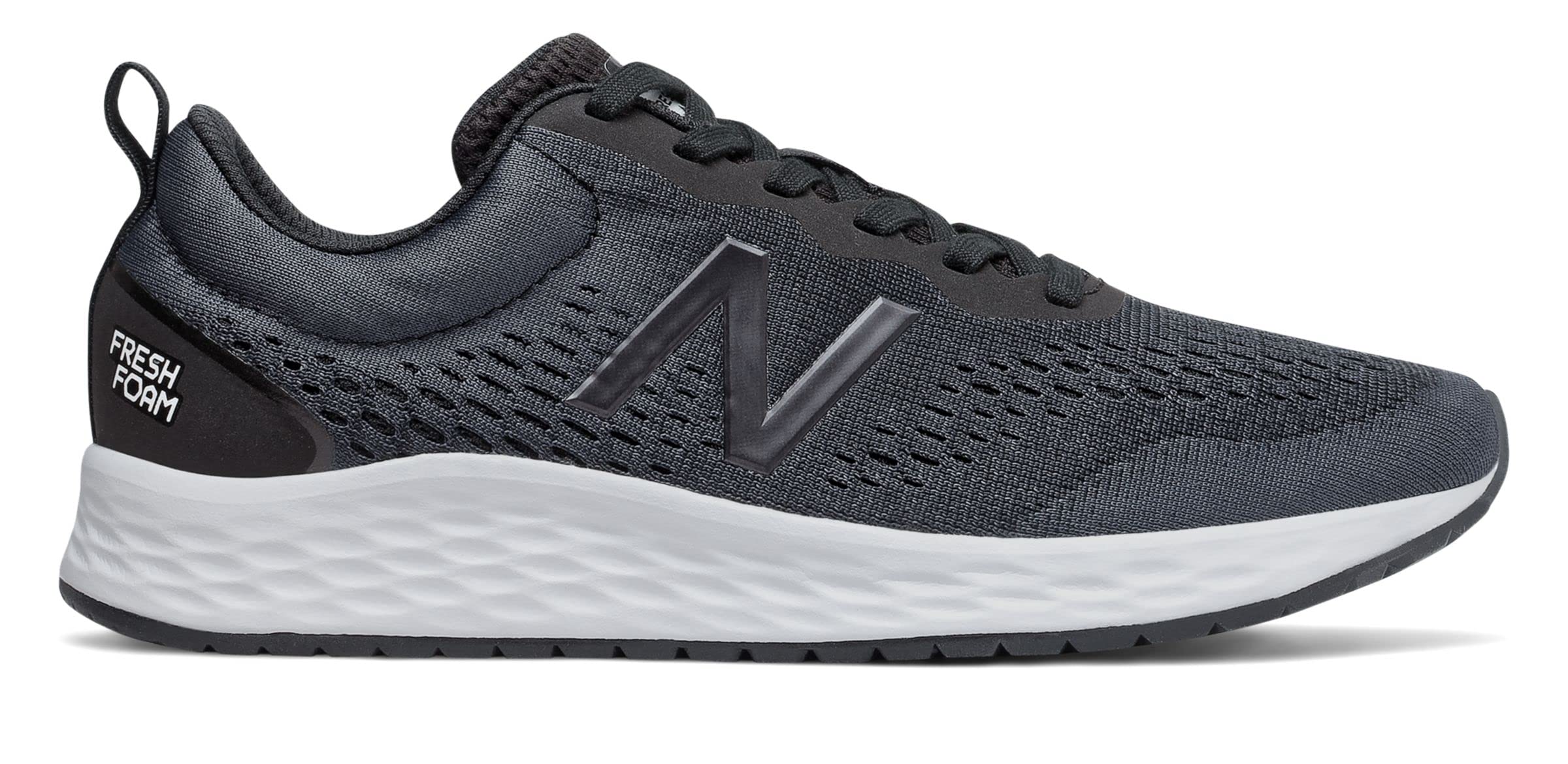 New Balance Women's Fresh Foam Arishi V3 Black/White Running Shoe 8 M US