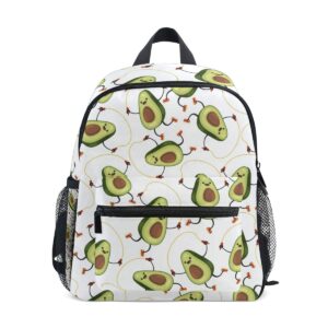 tarity cute avocado toddler backpack kids preschool nursery kindergarten school bag children travel bag bookbags daypack for boys girls