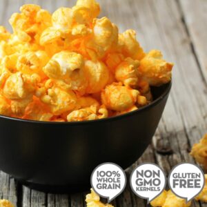 Jolly Time Gourmet Cheddar Cheese Non-GMO Microwave Popcorn (The Big Cheez, 3.2 Ounce (Pack of 12))