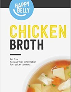 Amazon Brand - Happy Belly Chicken Broth, 2 pound (Pack of 1)