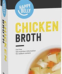 Amazon Brand - Happy Belly Chicken Broth, 2 pound (Pack of 1)