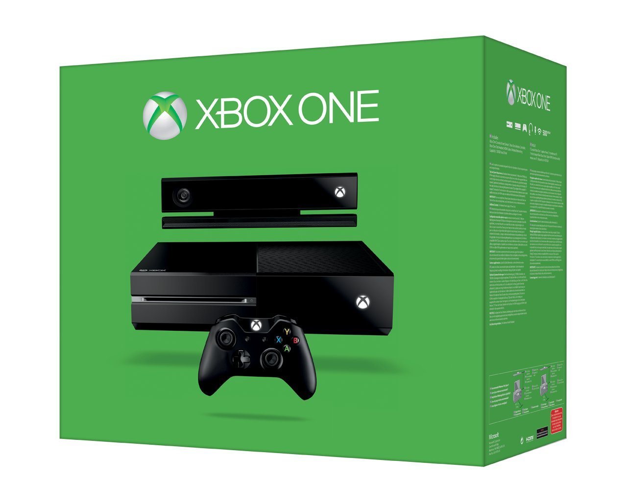 Microsoft Xbox One 500 GB Console - Black (Renewed)