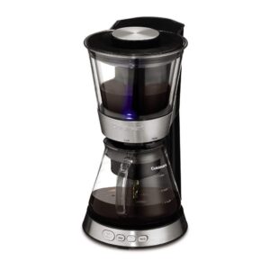 cuisinart dcb-10 automatic cold brew coffeemaker, 7 cups, silver (renewed)