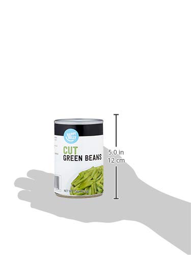 Amazon Brand - Happy Belly Cut Green Beans, 15 ounce (Pack of 1)