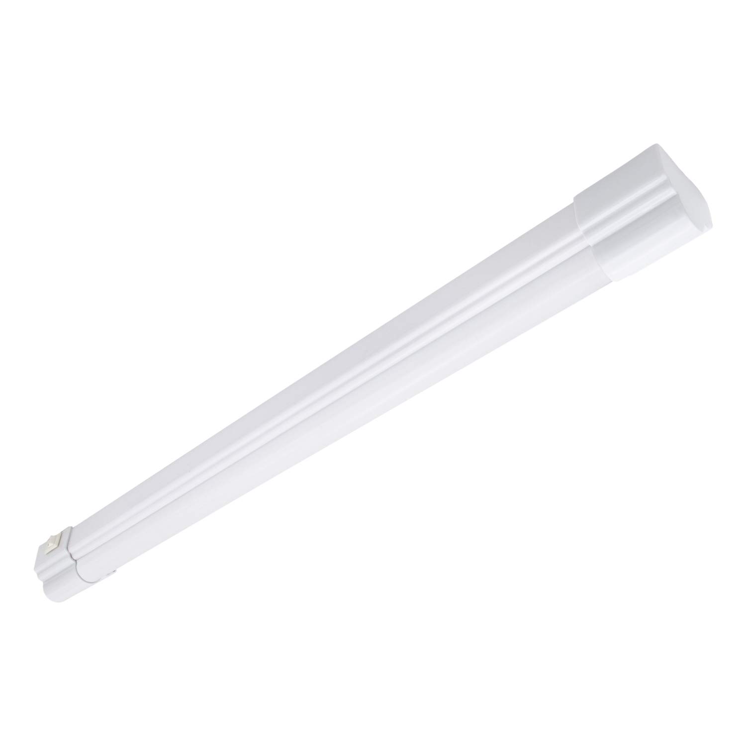 Maxxima 18 inch LED Under Cabinet Light - 900 Lumens Warm White 3000K, Undermount Strip Lighting for Kitchen, Closet, and Bedroom, On/Off Switch, Plug in, Energy Star Rated