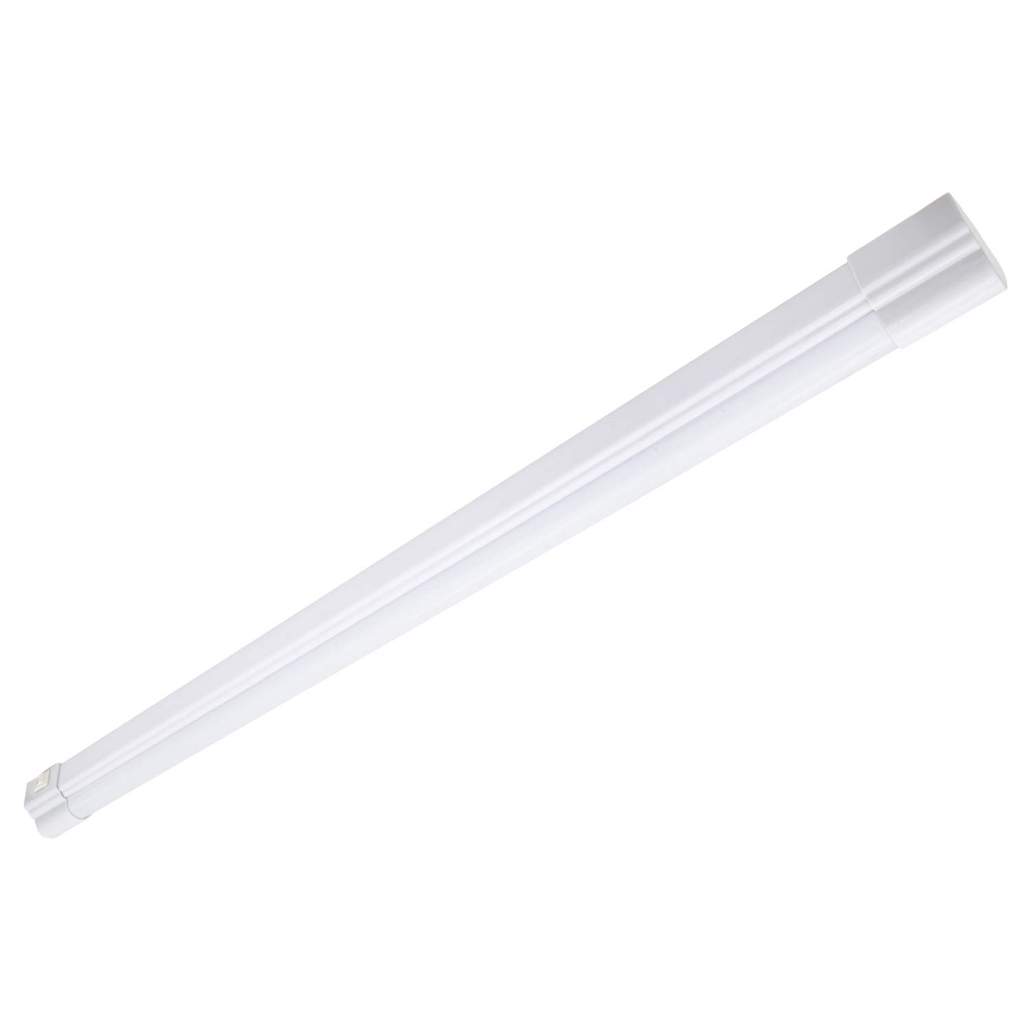 Maxxima 24 inch LED Under Cabinet Light - 1200 Lumens Warm White 3000K, Undermount Strip Lighting for Kitchen, Closet, and Bedroom, On/Off Switch, Plug in, Energy Star Rated