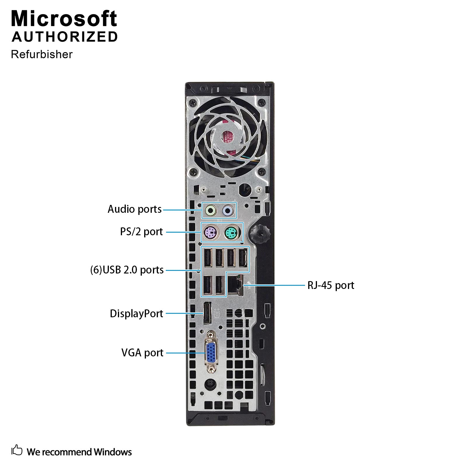 HP Elite 8300 Ultra Small Form Factor (Intel Quad Core i5-3470S (3rd Gen) 2.9GHz) 16GB RAM, 240GB SSD, HDMI, Bluetooth, WiFi, Windows 10 Professional (Renewed)