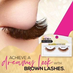 Andrea False Lashes Style 33 - Brown 4 pairs