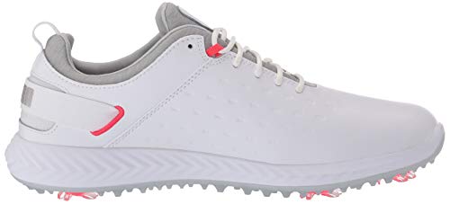 PUMA womens Ignite Blaze Pro Golf Shoe, Puma White-high Rise, 7.5 US