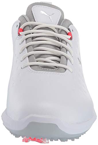 PUMA womens Ignite Blaze Pro Golf Shoe, Puma White-high Rise, 7.5 US