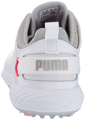 PUMA womens Ignite Blaze Pro Golf Shoe, Puma White-high Rise, 7.5 US