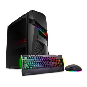 rog strix gl12 gaming desktop, overclocked 9th gen 8-core intel core i7-9700k, nvidia geforce rtx 2080 8gb, 16gb ddr4 ram, 1tb m.2 ssd, windows 10 pro, iron grey, gl12cx-xb781