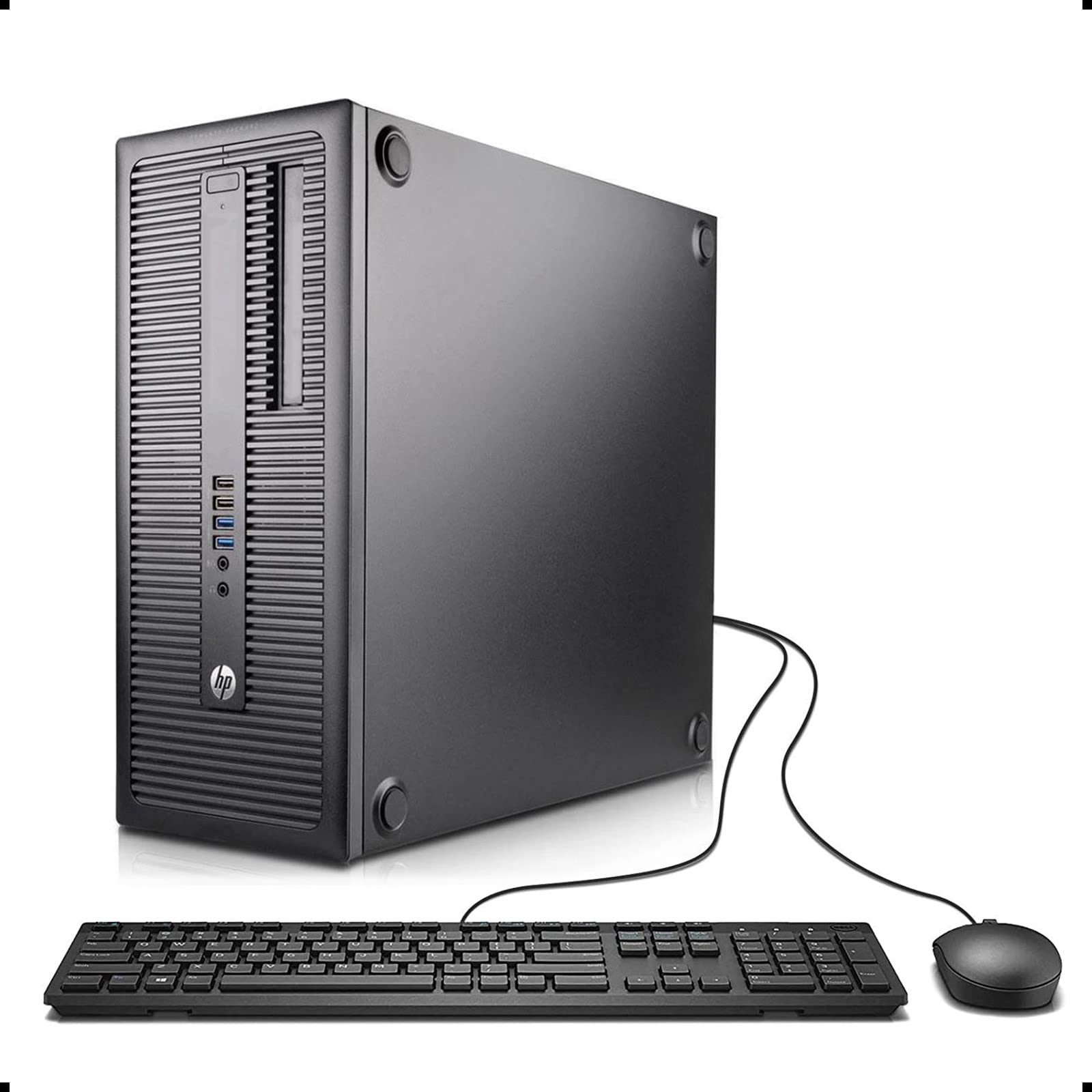 HP EliteDesk 800 G2 6th Gen Tower Business Desktop Computer, Intel Core i5 6500 up to 3.6GHz, 16G DDR4, 120G SSD + 2T, WiFi, USB 3.0, VGA, DP, Win 10 Pro 64-Bit Supports EN/ES/FR(CI5)(Renewed)