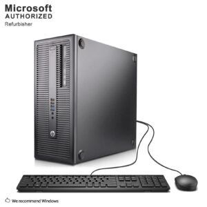 HP EliteDesk 800 G2 6th Gen Tower Business Desktop Computer, Intel Core i5 6500 up to 3.6GHz, 16G DDR4, 120G SSD + 2T, WiFi, USB 3.0, VGA, DP, Win 10 Pro 64-Bit Supports EN/ES/FR(CI5)(Renewed)