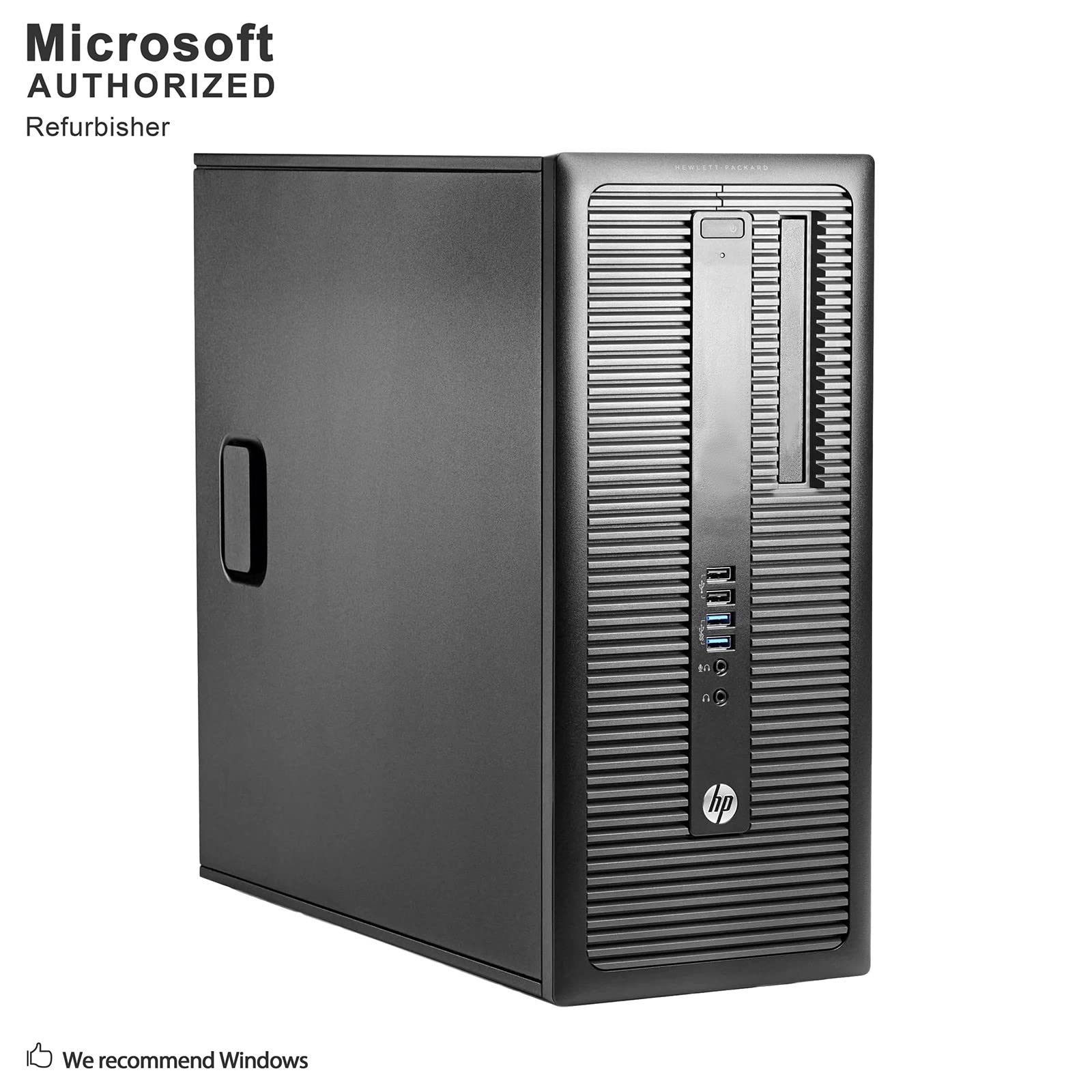 HP EliteDesk 800 G2 6th Gen Tower Business Desktop Computer, Intel Core i5 6500 up to 3.6GHz, 16G DDR4, 120G SSD + 2T, WiFi, USB 3.0, VGA, DP, Win 10 Pro 64-Bit Supports EN/ES/FR(CI5)(Renewed)