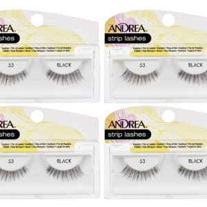 Andrea False Lashes Style 53 - Black 4 pairs