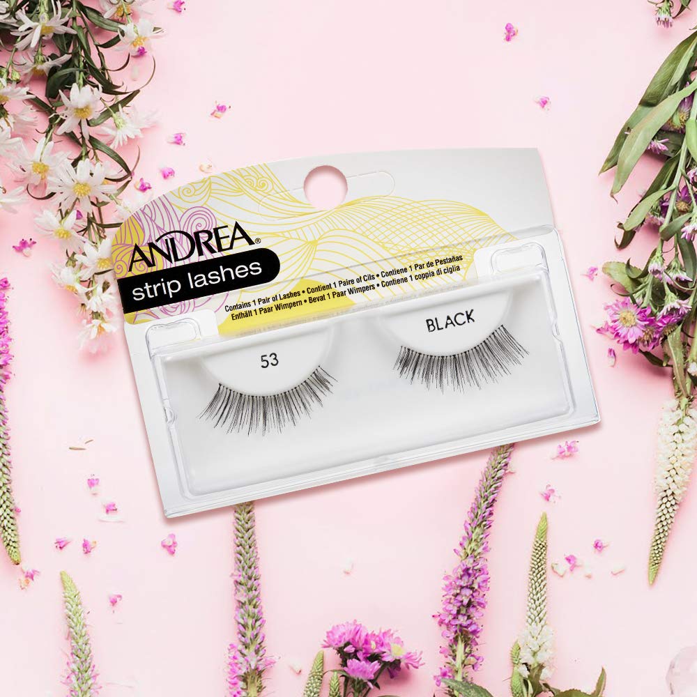 Andrea False Lashes Style 53 - Black 4 pairs