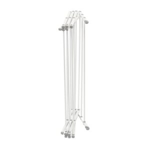 Household Essentials 5119-1 Indoor Metal Clothes Drying Rack for Laundry, 15", White/White