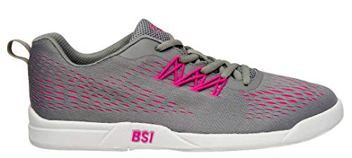 BSI Women's Sport Bowling Shoe 931 Grey/Pink Size 6