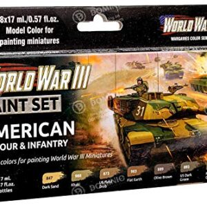 Model Color WWIII American Armour & Infantry