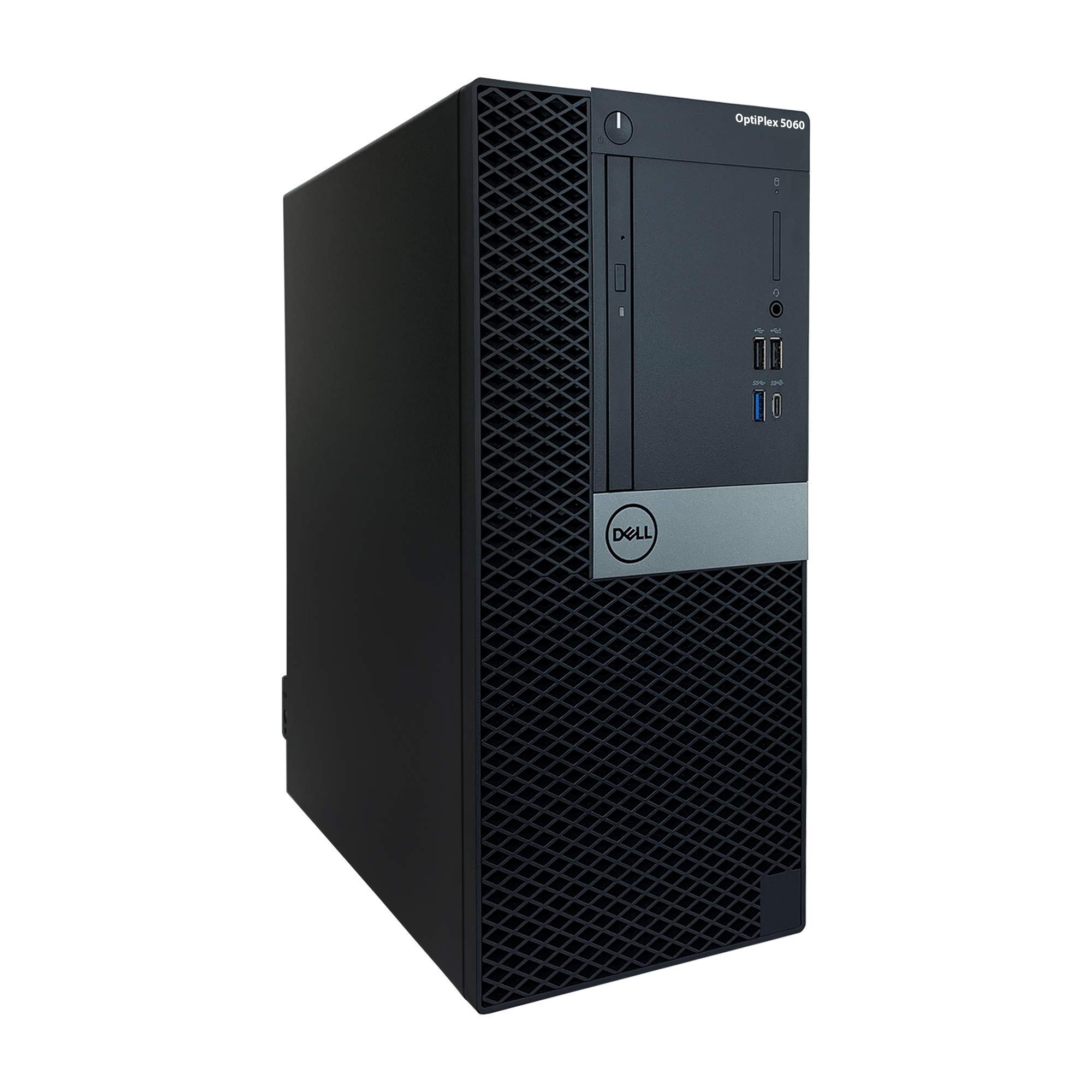 Dell Optiplex 5060 Tower Desktop - 8th Gen Intel Core i7-8700 3.20GHz (Up to 4.60GHz), 16GB DDR4 2666MHz Memory, 512GB SSD, Intel UHD Graphics 630, Windows 10 Pro (Renewed)