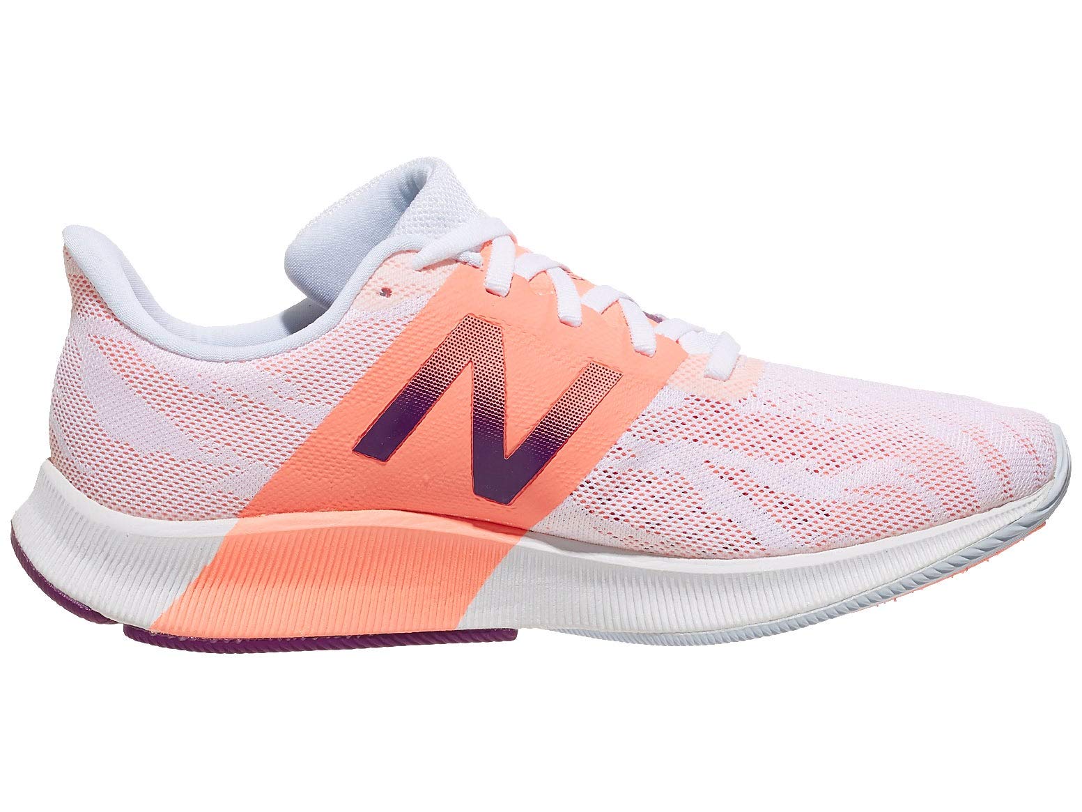 New Balance Women's FuelCell 890 V8 Running Shoe, Moon Dust/Ginger Pink/Plum, 7.5