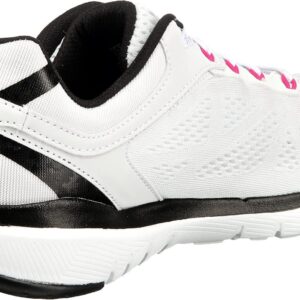 Skechers Flex Appeal 3.0 - Steady Womens Sneaker, White/Black/Hot Pink, 7.5