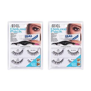 ardell deluxe pack false eyelashes #120 demi, 2 pairs x 2 packs