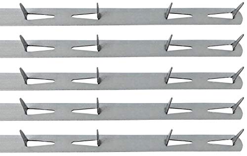 House2Home 17" Upholstery Metal Tack Strips, Fabric Reupholstery Supplies for Furniture, Couch, Chair, and Sofa, Includes Instructions, 5-Pack