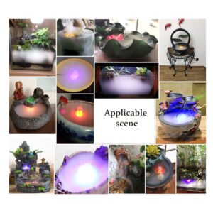 Ultrasonic Mist Maker,Halloween Mist Maker for Water Fountain Pond Halloween Party and Rockery Fish Tank Vase Birdbath Deco