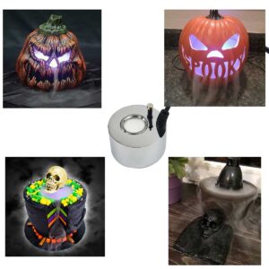 Ultrasonic Mist Maker,Halloween Mist Maker for Water Fountain Pond Halloween Party and Rockery Fish Tank Vase Birdbath Deco