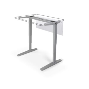 UPLIFT Desk 29" Modesty Panel with Wire Management (White)