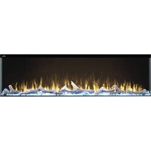 Napoleon Trivista Primus 60 inch Wall Mount Electric Fireplace - Black, NEFB60H-3SV