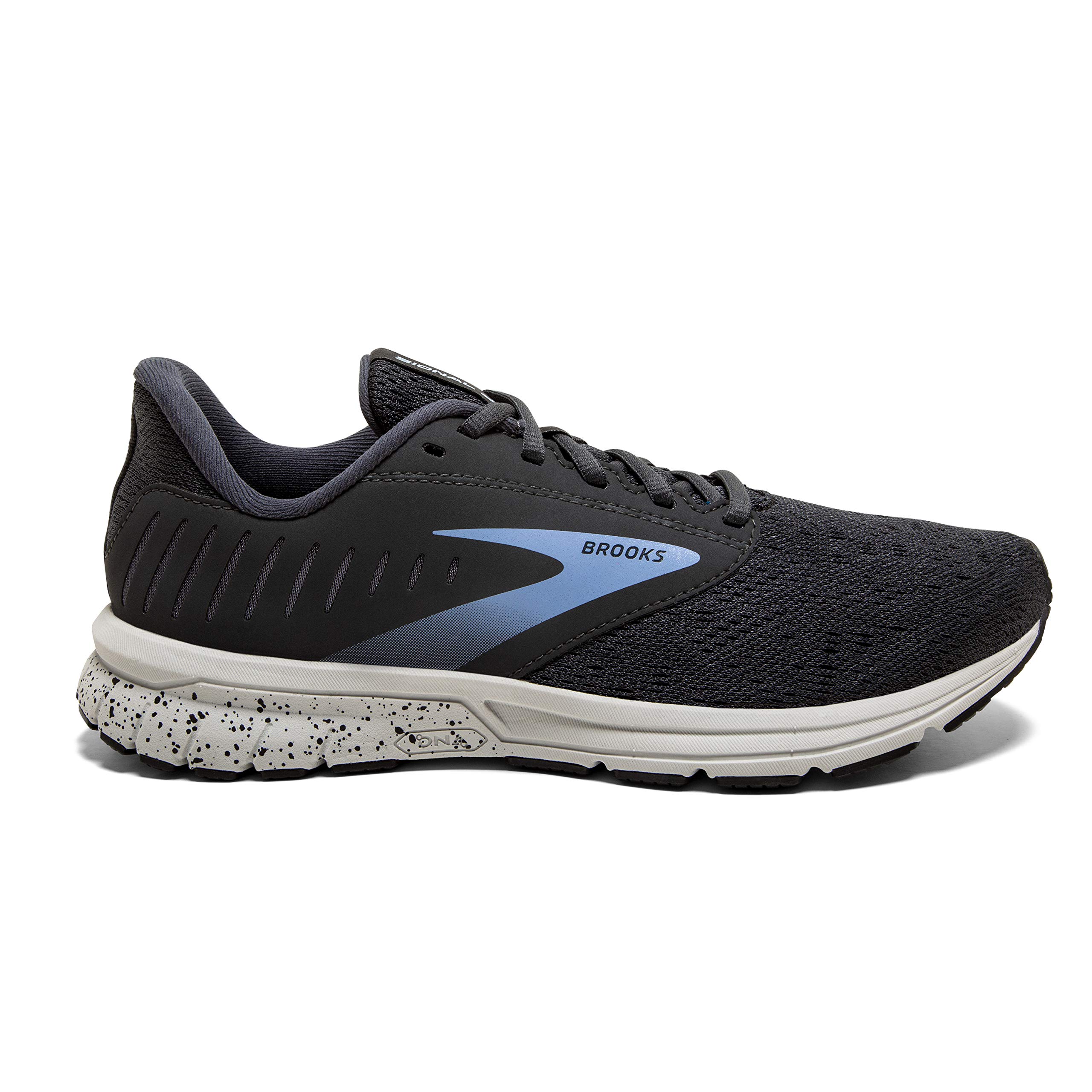 Brooks Womens Signal 2 Running Shoe - Black/Grey/Kentucky - B - 9.5