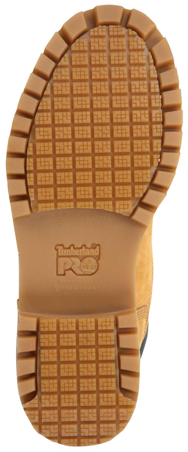 Timberland PRO 6IN Direct Attach Men's, Wheat, Soft Toe, MaxTRAX Slip Resistant, WP/Insulated Boot (10.5 W)