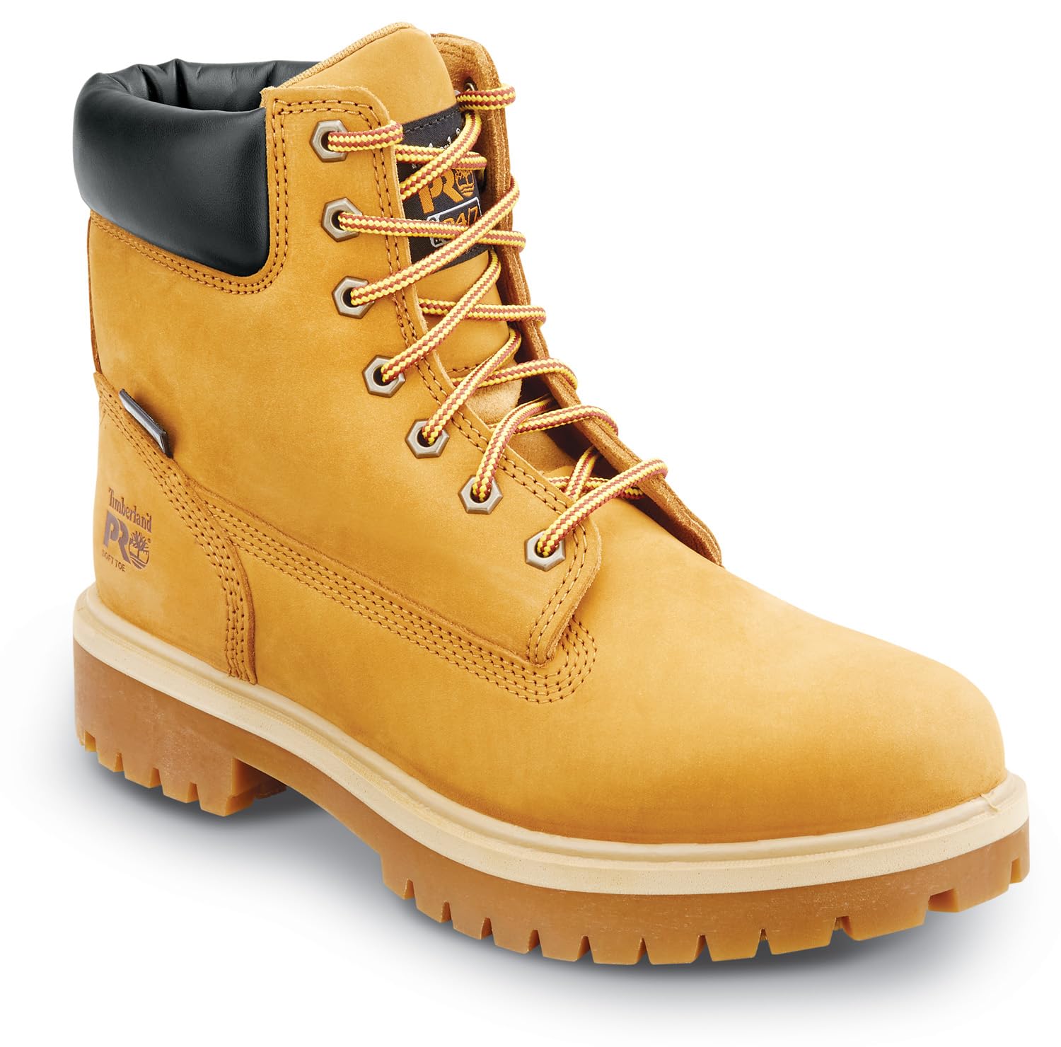 Timberland PRO 6IN Direct Attach Men's, Wheat, Soft Toe, MaxTRAX Slip Resistant, WP/Insulated Boot (10.5 W)