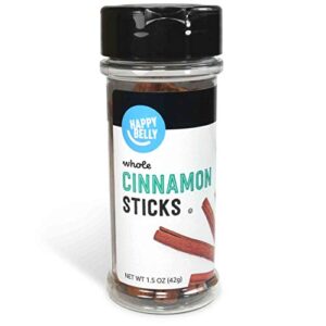 amazon brand - happy belly cinnamon sticks, whole, 1.5 ounce (pack of 1)