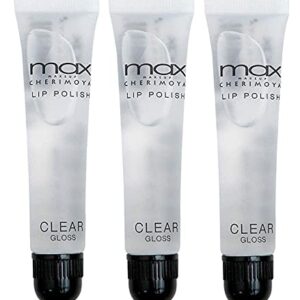 Cherimoya MAX Makeup Clear Lip Polish bulk (3 Pieces)