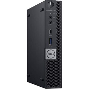 dell optiplex 7060 micro form factor desktop computer intel core 8th gen i7-8700t 2.40ghz 6-core cpu 32gb ddr4-2666mhz memory 1tb nvme pcie ssd windows 10 pro