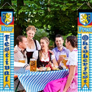 Oktoberfest Decorations German Bavarian Flag Oktoberfest Banner for Germany Party Supplies Home Decor Indoor and Outdoor