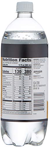 Amazon Brand - Happy Belly Water Tonic Liquid, 33.8 fl oz (Pack of 1)