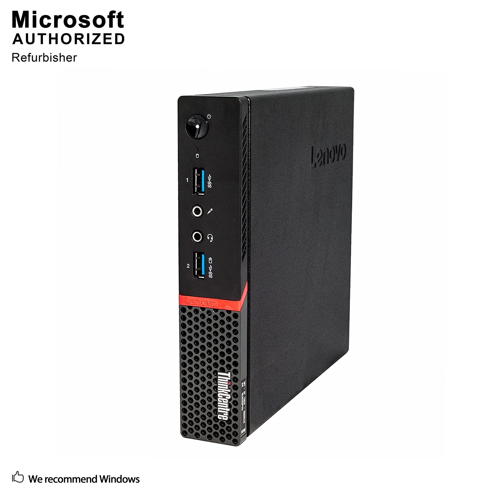 Lenovo Think Center M700 Tiny Desktop PC,Intel Quad Core I5-6500T 2.5GHz up to 3.1G,8GB, 256GB SSD,WiFi,BT 4.0,HDMI,USB 3.0,DP Port,W10P64 (Renewed)