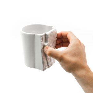 climbing cliff mug, rock climber gift