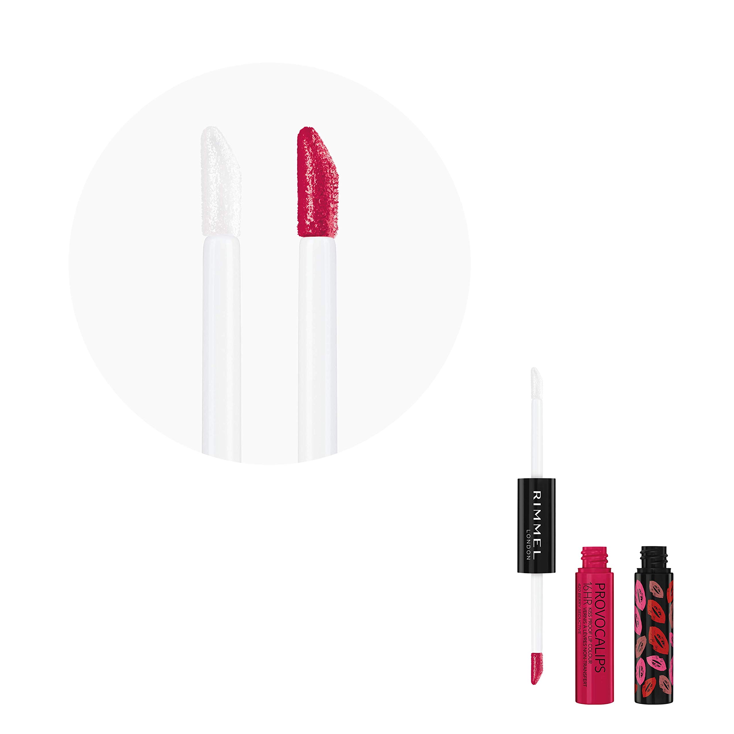 Rimmel Provocalips Lip Colour, Berry Seductive, 0.14 Fluid Ounce (Pack of 2)